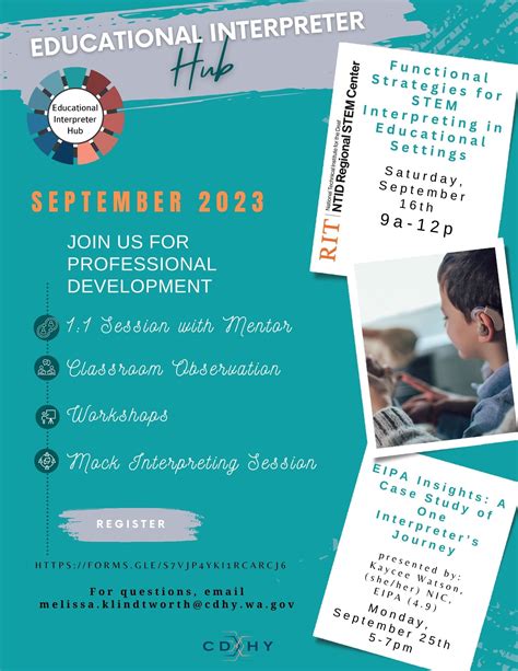 Educational Interpreter Hub September 2023 Washington Center For