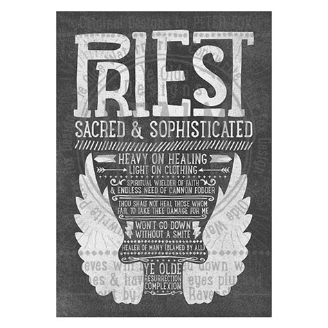 Priest Class Art Print Realm One