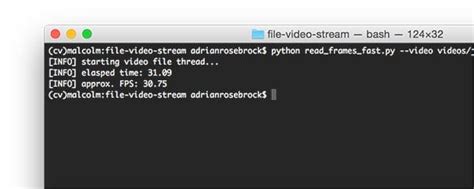 Faster Video File Fps With Cv2videocapture And Opencv Pyimagesearch