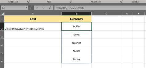 Excel TEXTSPLIT Array Formula Streamline Text Formatting Sheet Skunk
