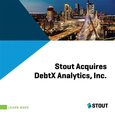 Stout On Linkedin Breaking News Stout Is Pleased To Announce The Acquisition Of Debtx…