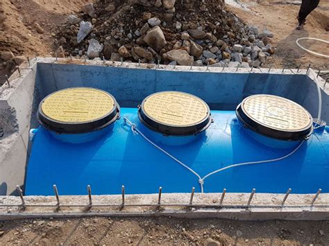 정화조설치 시공현장