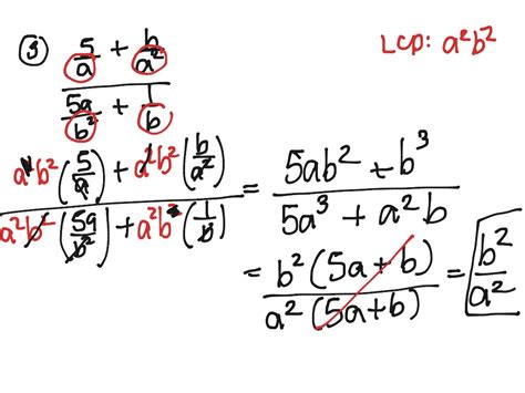 Showme Simplifying Complex Fractions