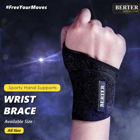 Jual New01 BERTER Deker Pelindung Pergelangan Tangan Wrist Brace