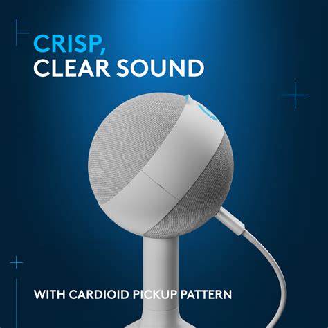 Logitech Yeti Orb Wired Cardioid Condenser Gaming Microphone With