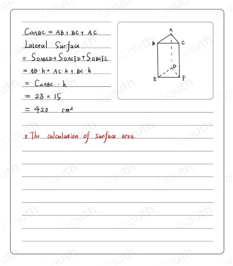 Solved If The Perimeter Of Base Of Triangular Prism Is 28 Cm And