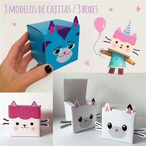 Cajitas Boxes Gabby Dollhouse Casa De Mu Ecas Peque As Y Etsy