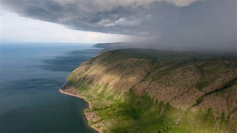 A Thunderstorm Moves Over The Eastern Shore Of Lake Albert Albertine