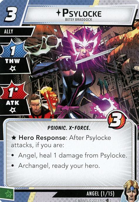 Psylocke MarvelCDB