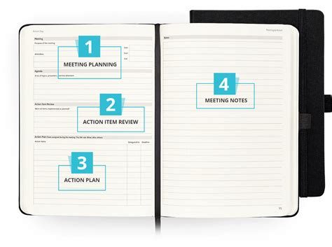 Action Meeting Notebook Action Day