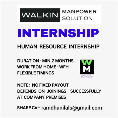 Nikhil Srivastava On Linkedin Hello Everyone We Are Hiring Hr Interns Dont Miss The Opportunity