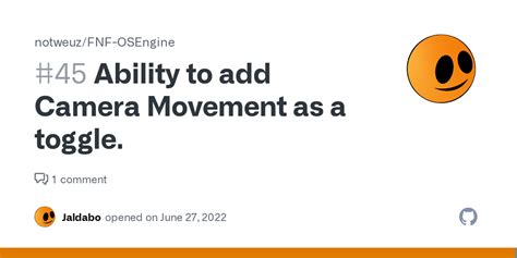 Ability To Add Camera Movement As A Toggle · Issue 45 · Notweuzfnf