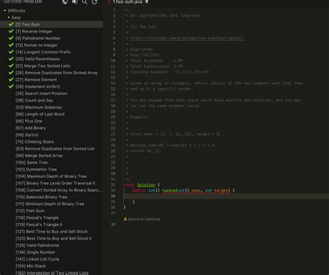 Vscode关于leetcode的扩展插件 在青春迷失的咖啡馆
