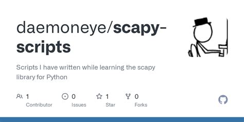 Github Daemoneyescapy Scripts Scripts I Have Written While Learning The Scapy Library For Python