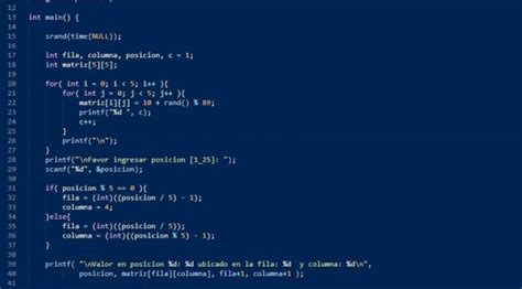 Arrays Turbo C Posicion Exacta De Un Valor En Matriz Tutorias Co