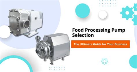 Rotech Pumps And Systems On Linkedin The Essential Guide To Selecting The Right Food Processing