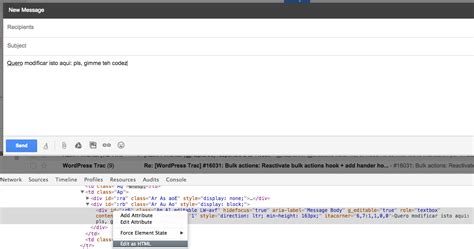 Javascript É Possível Modificar O Html Na Hora De Escrever Um Email