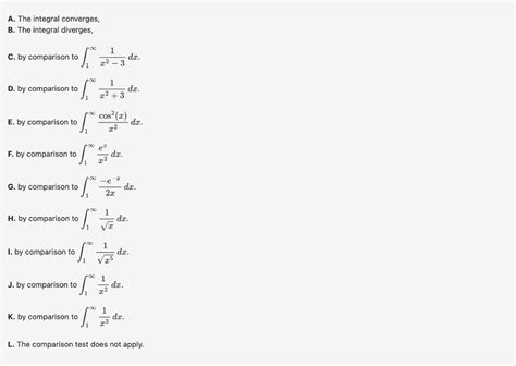 Solved Determine The Convergence Or Divergence Of Each Of