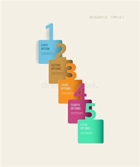 Plantilla Del Vector Del Ejemplo De Infographic Ilustración Del Vector