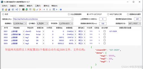 Plc等自动化设备实现协议json格式跟数据平台对接的方案，以及参数配置说明plc怎么发送json格式的字符串命令 Csdn博客