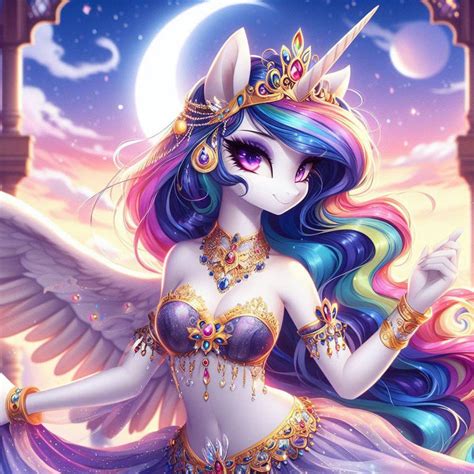 Princess Celestia Belly Dancer By Dompedroiv On Deviantart