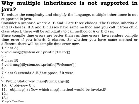 Ppt Inheritance In Java Powerpoint Presentation Free Download Id