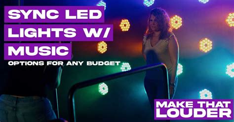 How To Sync LED Lights To Music Studio LEDs Make That Louder