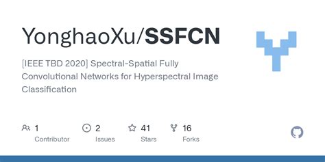 GitHub YonghaoXu SSFCN IEEE TBD Spectral Spatial Fully Convolutional Networks For