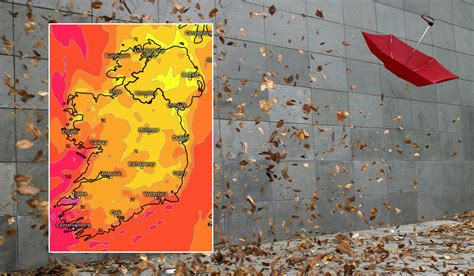 Met Eireann Issues Status Yellow Weather Warning For Five Counties