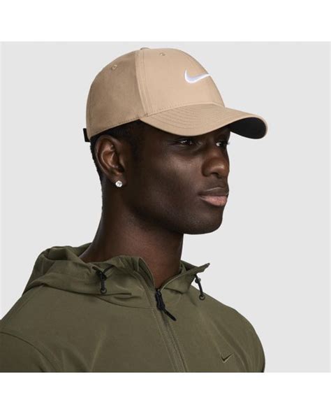 Nike Dri Fit Club Structured Swoosh Cap In Green Lyst