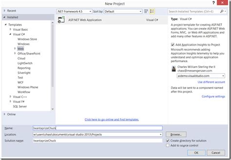 Installing The Application Insights Tools For Visual Studio Could Win