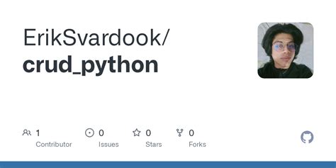GitHub ErikSvardook Crud Python