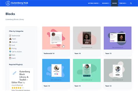 How To Use Gutenberg Hubs WordPress Gutenberg Blocks Library