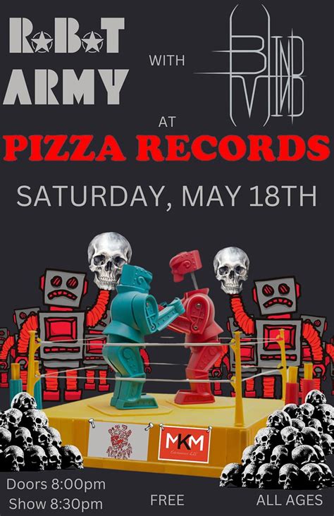 Robot Army With Blind Mind Pizza Records Live Music Illinois Times