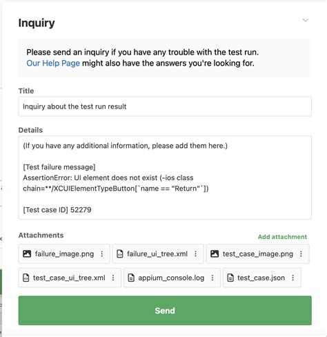 Inquire About Test Failures Magicpod Help Center