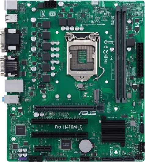 Материнская плата Asus Pro H410M-C/CSM s-1200 H410 купить | Elmir ...