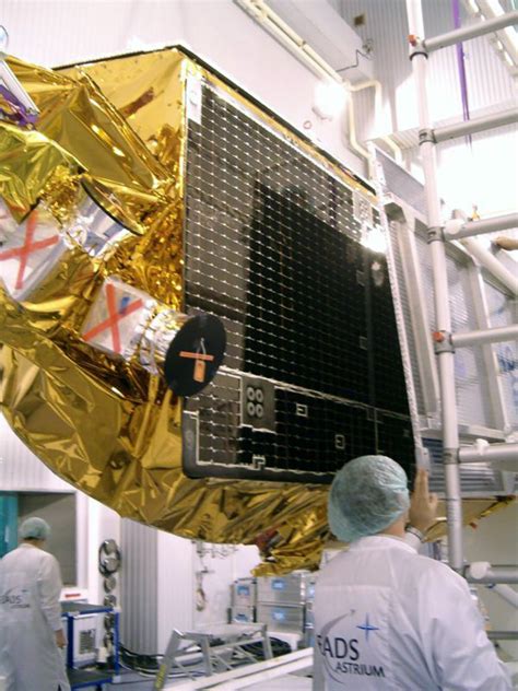 ESA The Protective Covers Of The Solar Array Are Removed