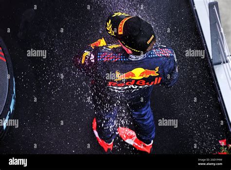 Race Winner Max Verstappen Nld Red Bull Racing Celebrates On The