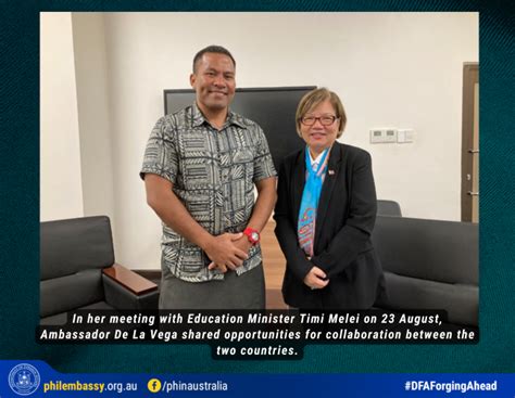 Ambassador De La Vega Presents Credentials To Tuvalu Governor General