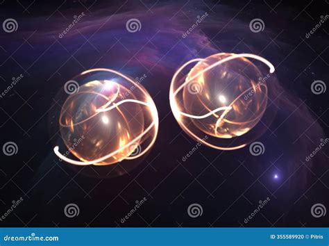 Entanglement Of Quantum Qubits In Superposition Scematic Bloch Spheres Representation