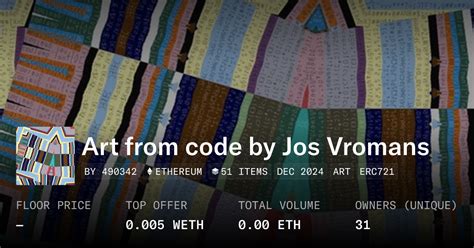Art From Code By Jos Vromans Collection Opensea