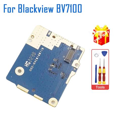 새로운 오리지널 Blackview BV7100 SIM 카드 슬롯 홀더 플레이트 보드 어댑터 수리 교체 액세서리 ...