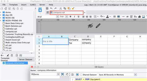 create templates by code finereport help document