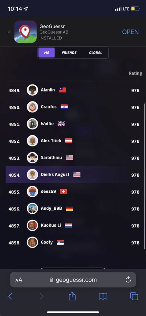 Made Top 5000 Playing Only On Mobile R Geoguessr