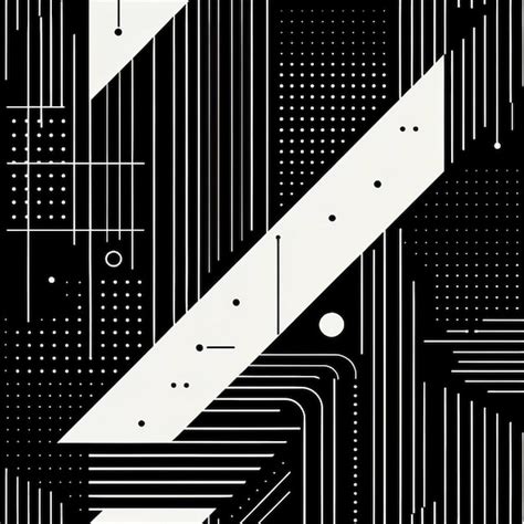 Premium Photo Minimalist Monochrome Seamless Pattern