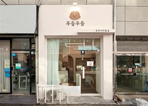 화이트and우드톤 따뜻한 분위기의 8평 애견미용샵 인테리어 이천 중리동