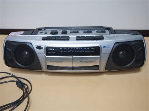 Yahoo オークション AIWA アイワ ラジカセ CS W535 昭和レトロ