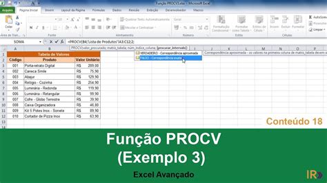 Série Como fazer o PROCV Controle de Vendas YouTube