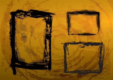 Grunge Frames Vectors Vector Art And Graphics