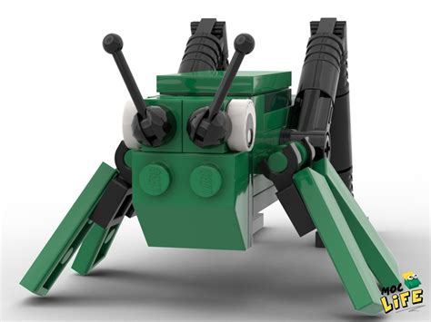 Lego Moc Grasshopper By Moclife Rebrickable Build With Lego